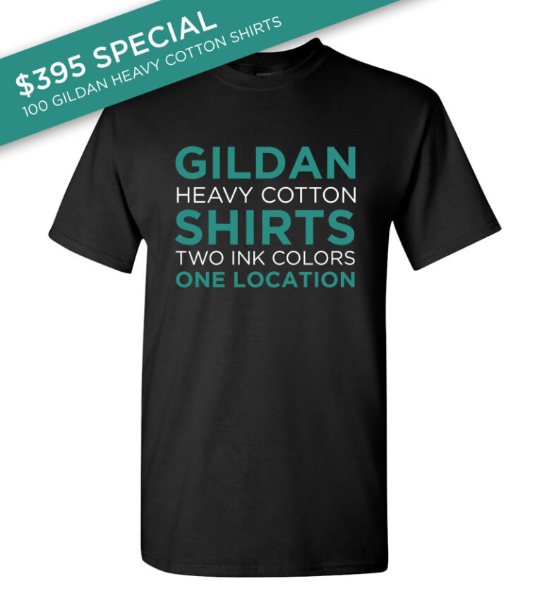 100 Custom T-Shirts for $395 | Bulk Printing + Free Shipping